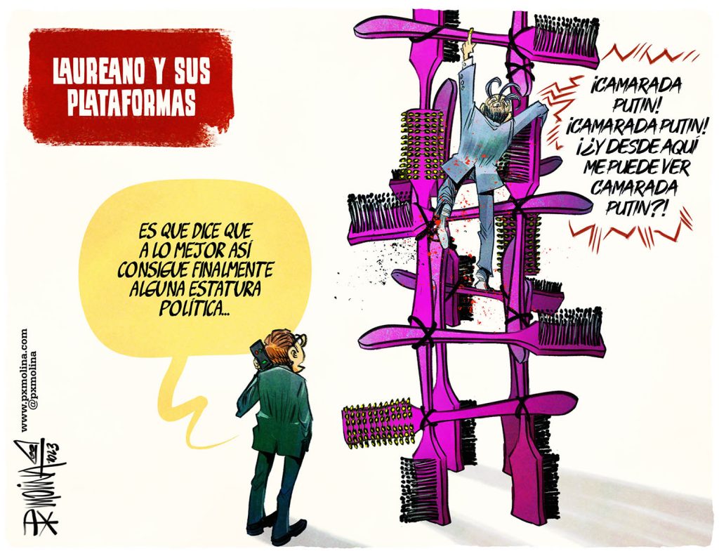 Caricatura del día | Laureano Ortega Murillo y sus plataformas Caricatura del día | Laureano Ortega Murillo y sus plataformas