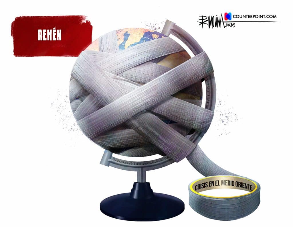 Caricatura del día | El rehén de la crisis de medio oriente