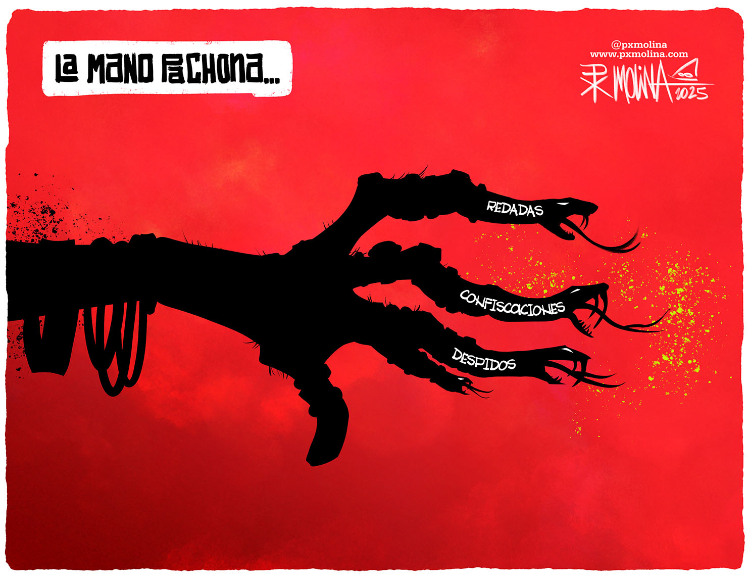 Caricatura del día | La Mano Pachona ataca de nuevo