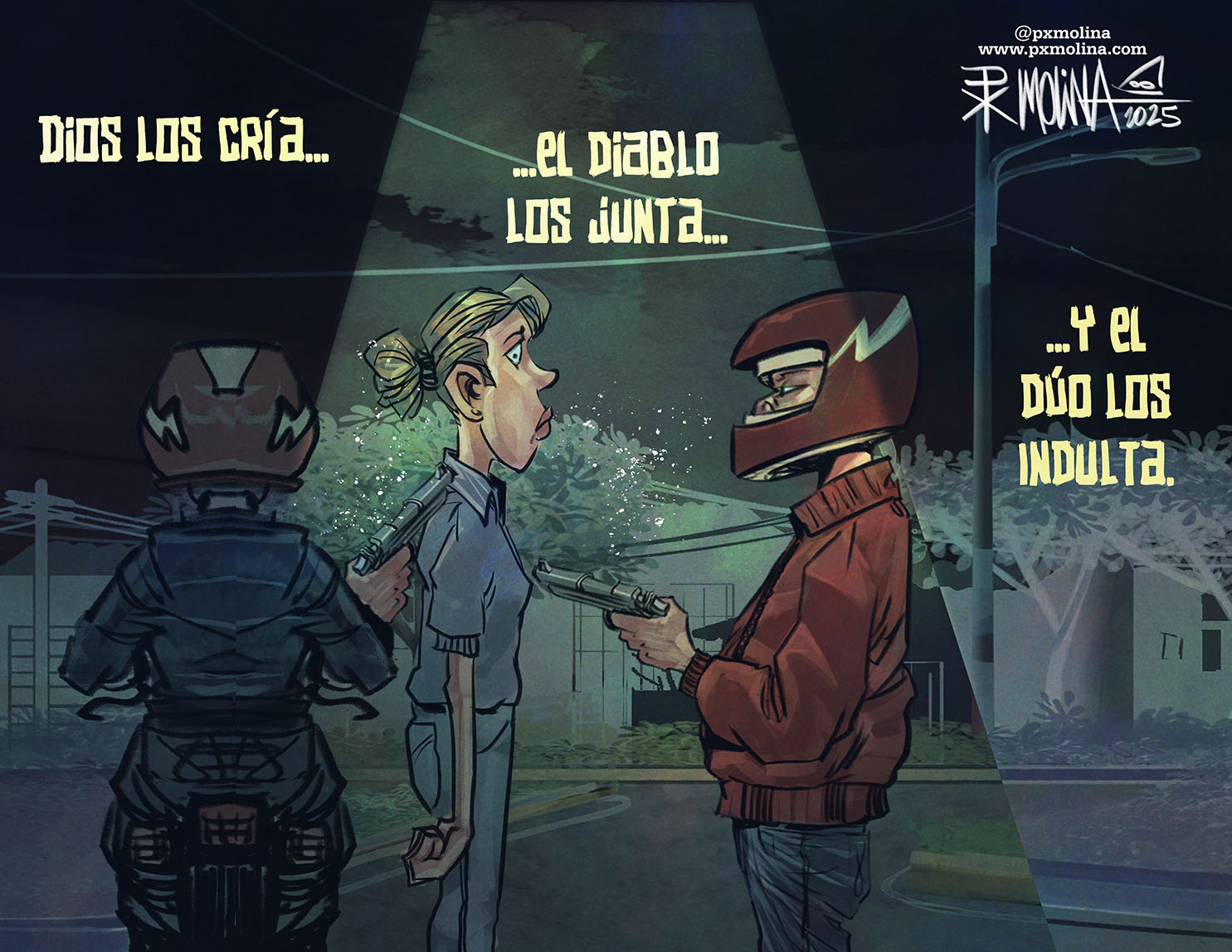 Caricatura del día | Dios, el diablo y el dúo - Confidencial