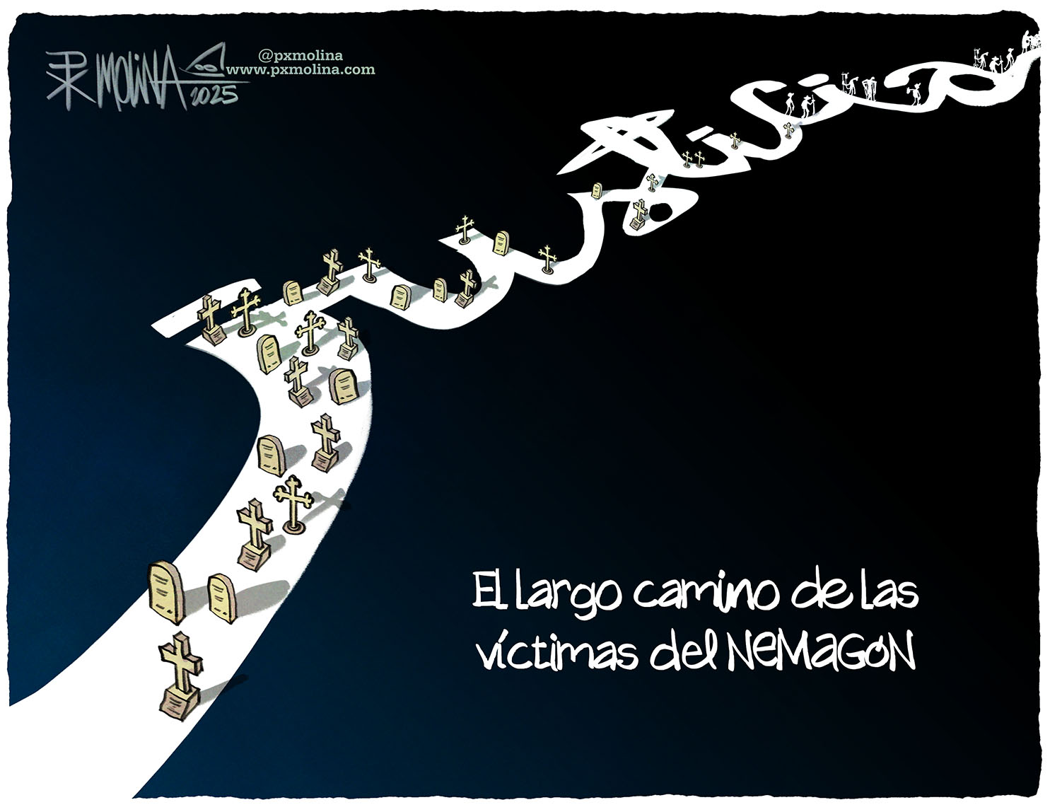 Caricatura del día | El largo camino de las víctimas de nemagón